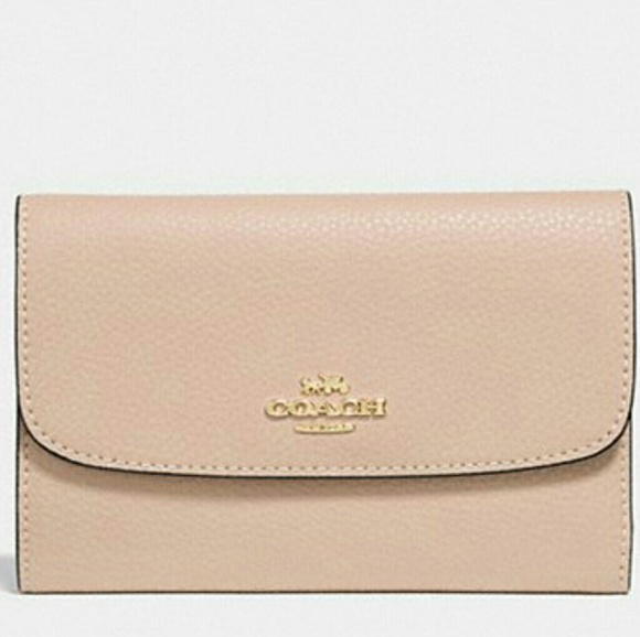 Coach | Bags | Coach Leather Envelope Wallet | Poshmark